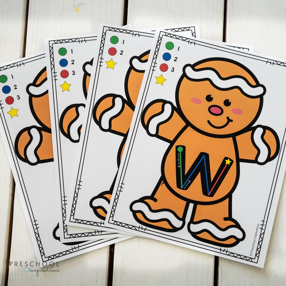 Holiday Letter Formation Fine Motor Mat Bundle – Preschool Inspirations
