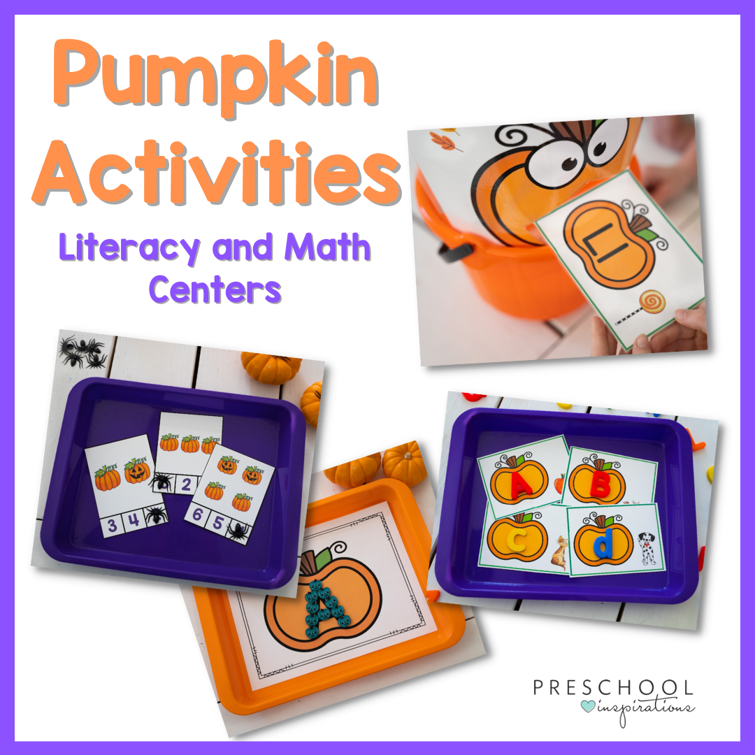 Pumpkin Activity Centers – Preschool Inspirations
