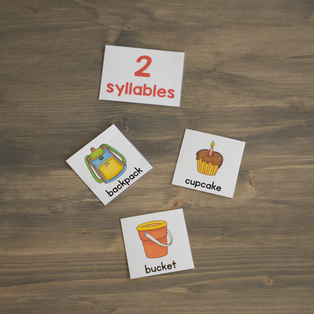 Counting Syllables Cards – Preschool Inspirations