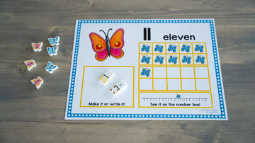 Butterfly Math Ten Frame Mats – Preschool Inspirations