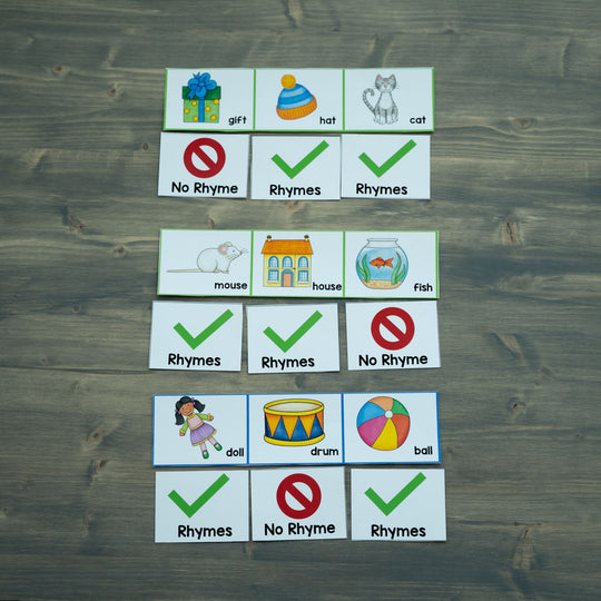 Rhyming Cards – Preschool Inspirations