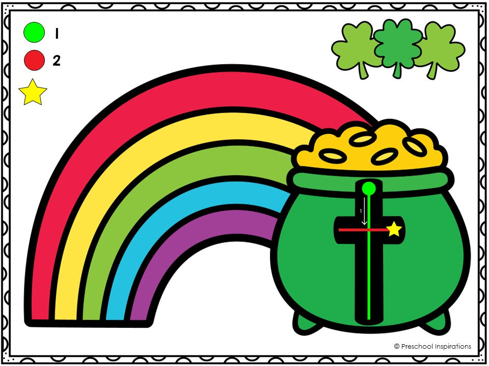 St. Patrick's Day Letter Formation Fine Motor Mats – Preschool Inspirations